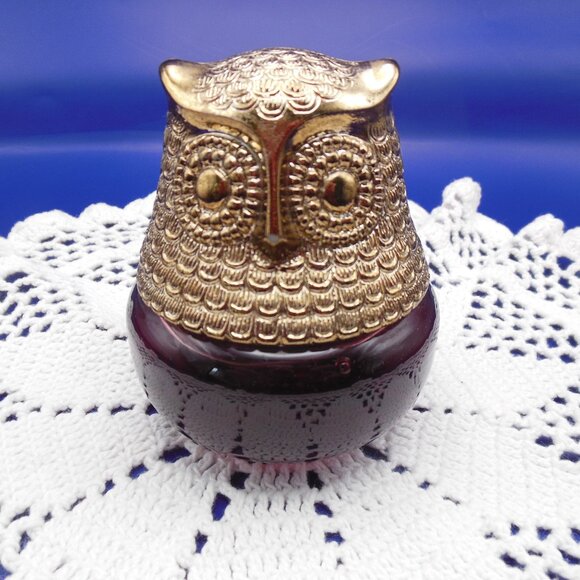 Avon | Other | Owl Avon Decanter Vintage Contained Raining Violets ...